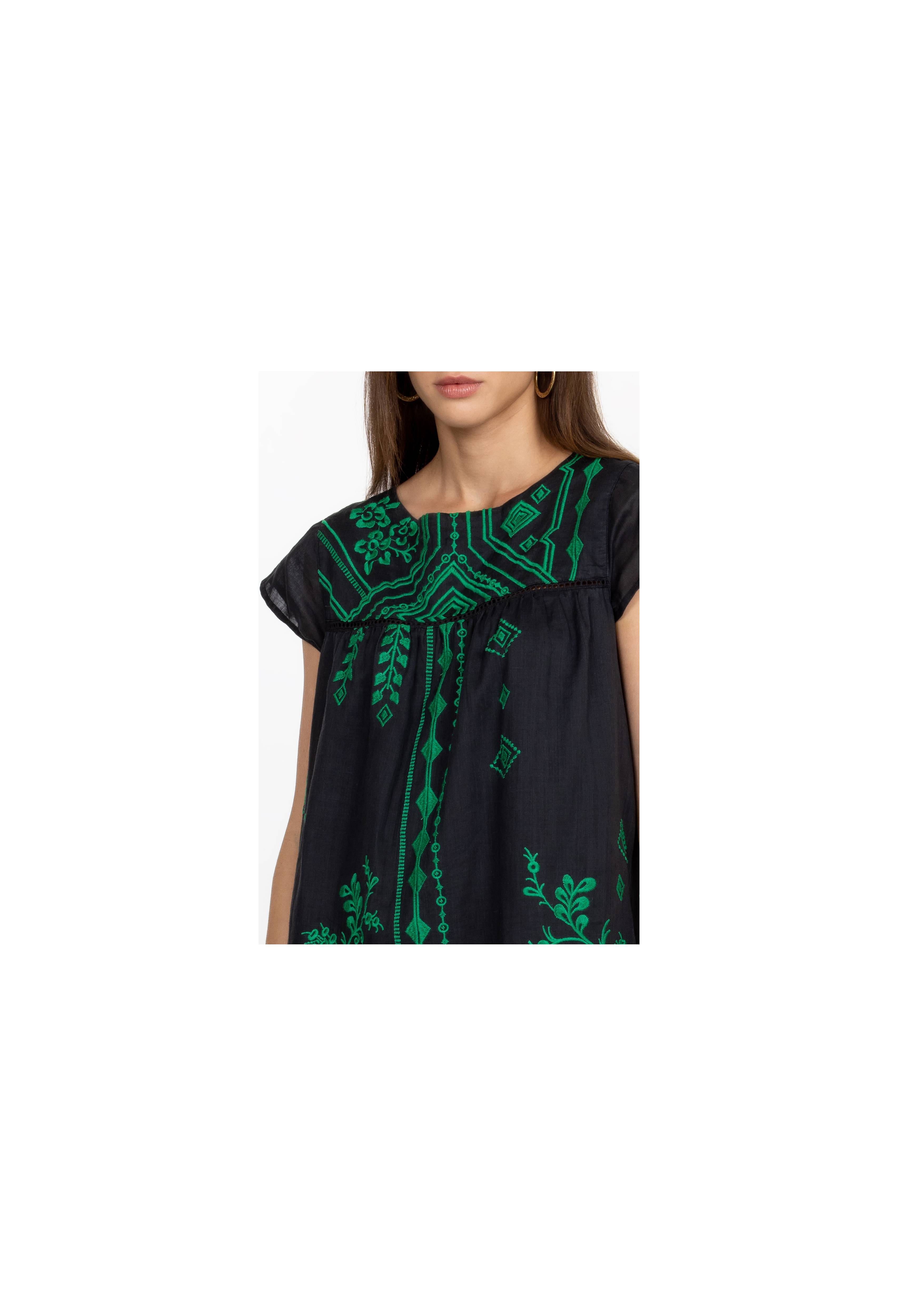 Buy Willow Petal Sleeve Tunic Dress | Johnny Was Buy Willow Petal Sleeve Tunic Dress | Johnny Was